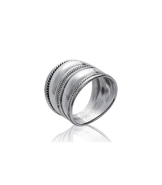 Achat bague femme argent massif 925 | Grosse bague originale - ALLO-BIJOUX
